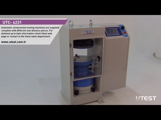 Concrete Testing Equipment - Fully Automatic Compression Testing ...