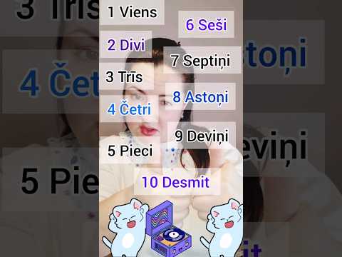 How do you count to 10 in Latvian? Latvian tutorial