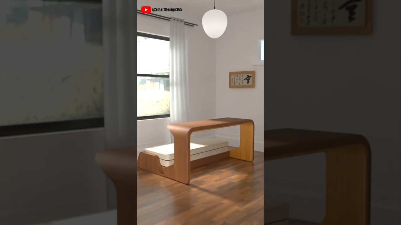 Multifunctional sofa, bed, desk furniture design #furnituredesign#furniture