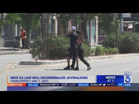 New CA law will decriminalize jaywalking