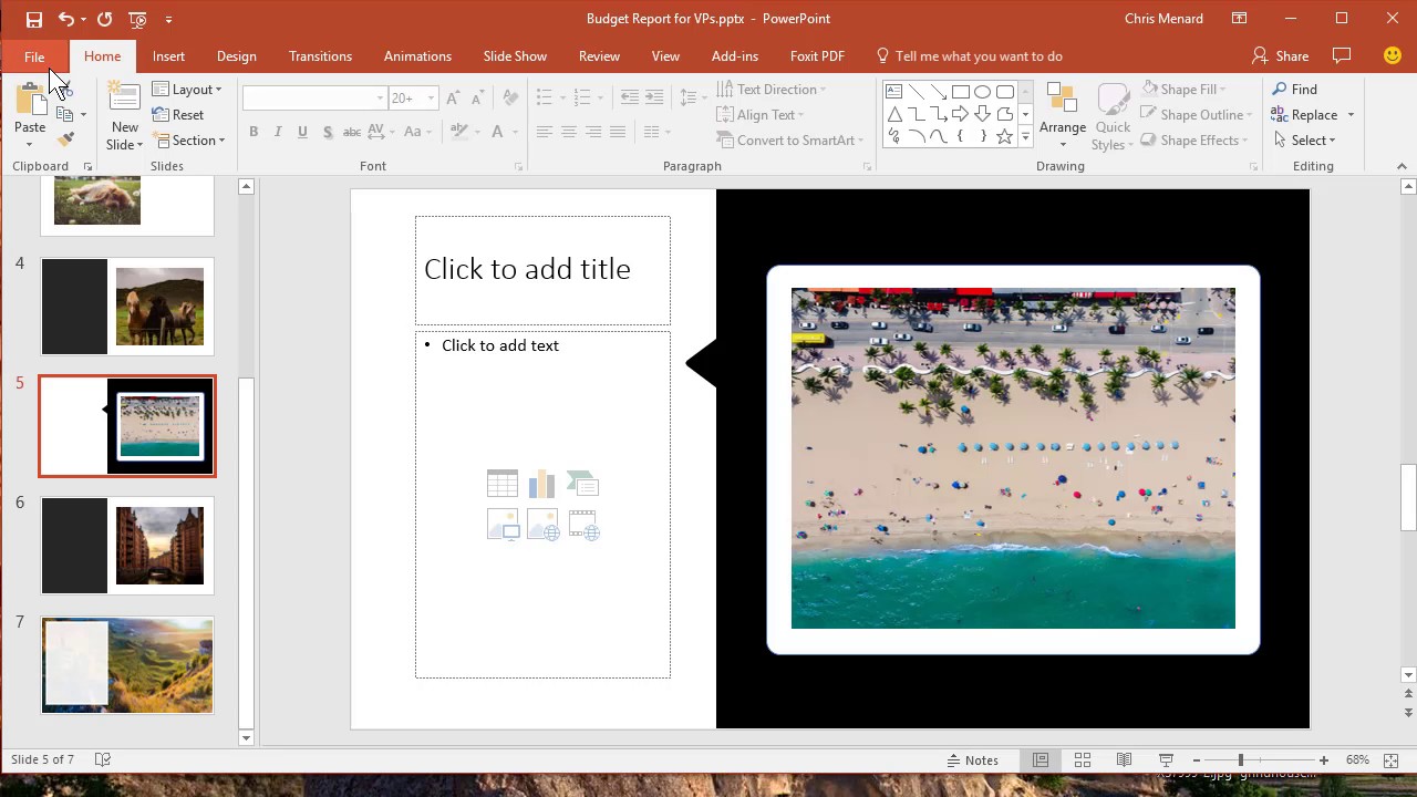 Compress all images in Microsoft PowerPoint by Chris Menard