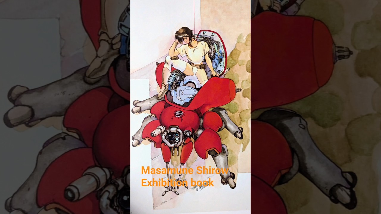 Art of Masamune Shirow #ghostintheshell #artbook #anime #manga #mangaartists