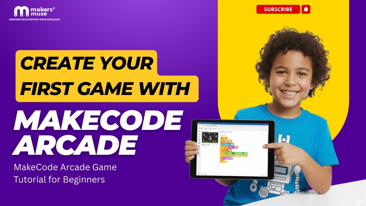 How to Make Your First Game with MakeCode Arcade | Beginner Game Tutorial