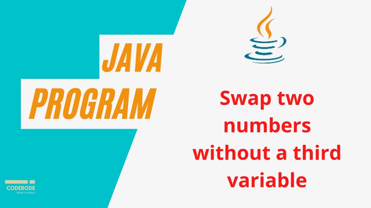 How To Swap Two Numbers In Java Without Third Variable?? | Java Practice Problems | Code Bode
