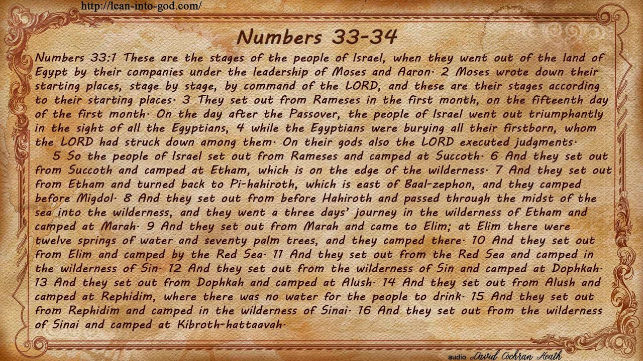 Numbers 33-34