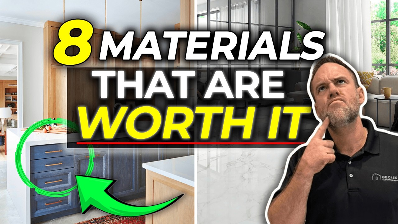 8 Home Materials That Are ACTUALLY Worth It
