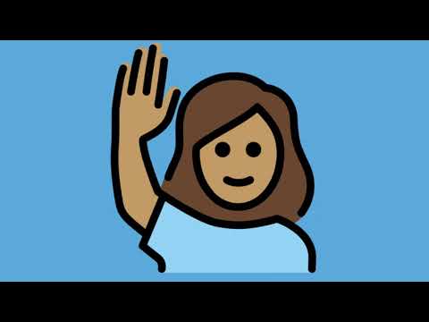 WOMAN RAISING HAND EMOJI MEANING, WOMAN RAISING HAND EMOJI #joy #pride #surprise #haveaquestion