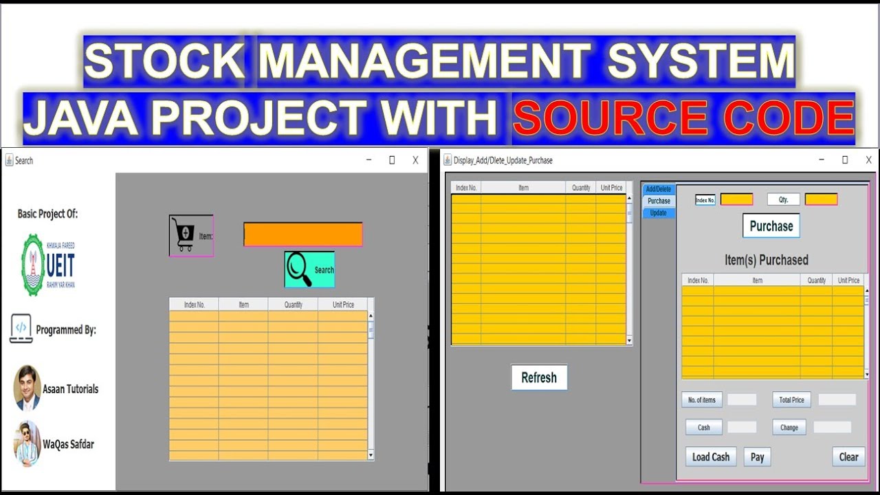 Stock Management System Project in Java NetBeans Complete Review with source code | Inventory System