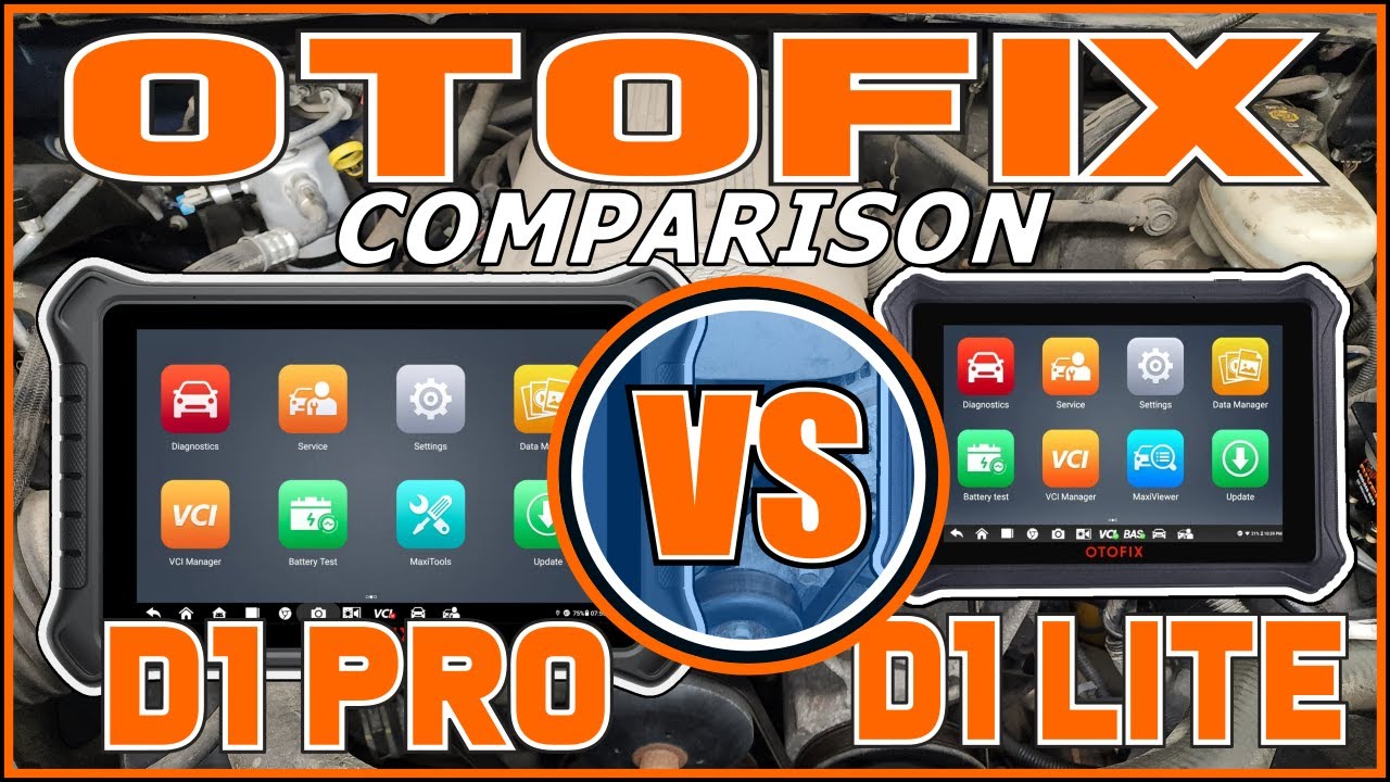OTOFIX Comparison D1 Pro VS D1 Lite OBDII Diagnostic Bidirectinal Scan Tools