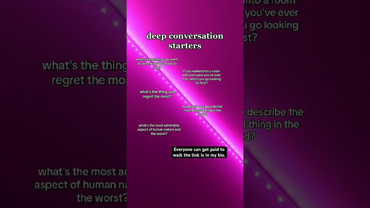 Deep conversation starters