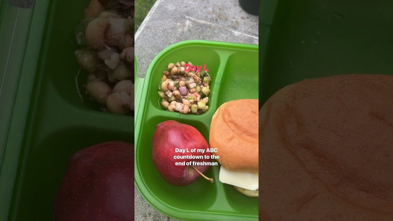 Day: L ABC Countdown to the end of Freshman Year #universityofiowa #lunchoutside #abccountdown