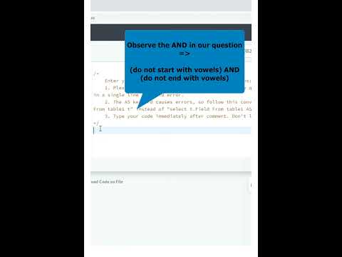 Sharpen your SQL Skills Day 12 | HackerRank SQL Coding Challenge for beginners