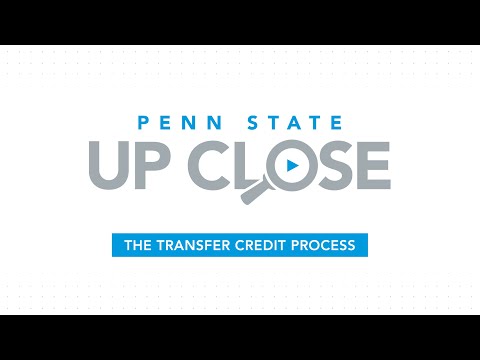 The Transfer Credit Process