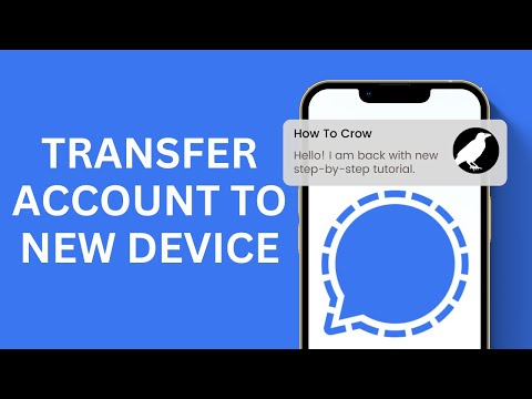 How to Transfer an Account to New Device on Signal
