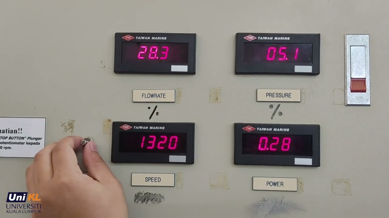 Experiment 6 - Multi Pump Test Rig