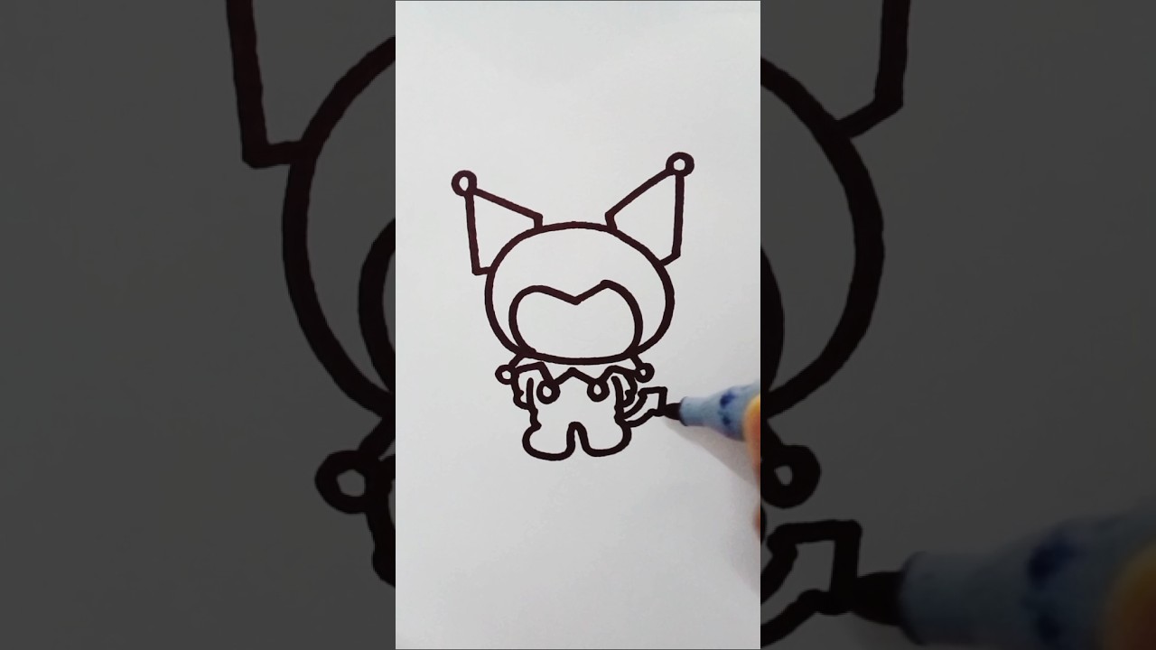 How to Draw Kuromi | Easy Kuromi Drawing #shorts