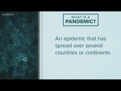 Coronavirus: What is a pandemic and why is the word used?