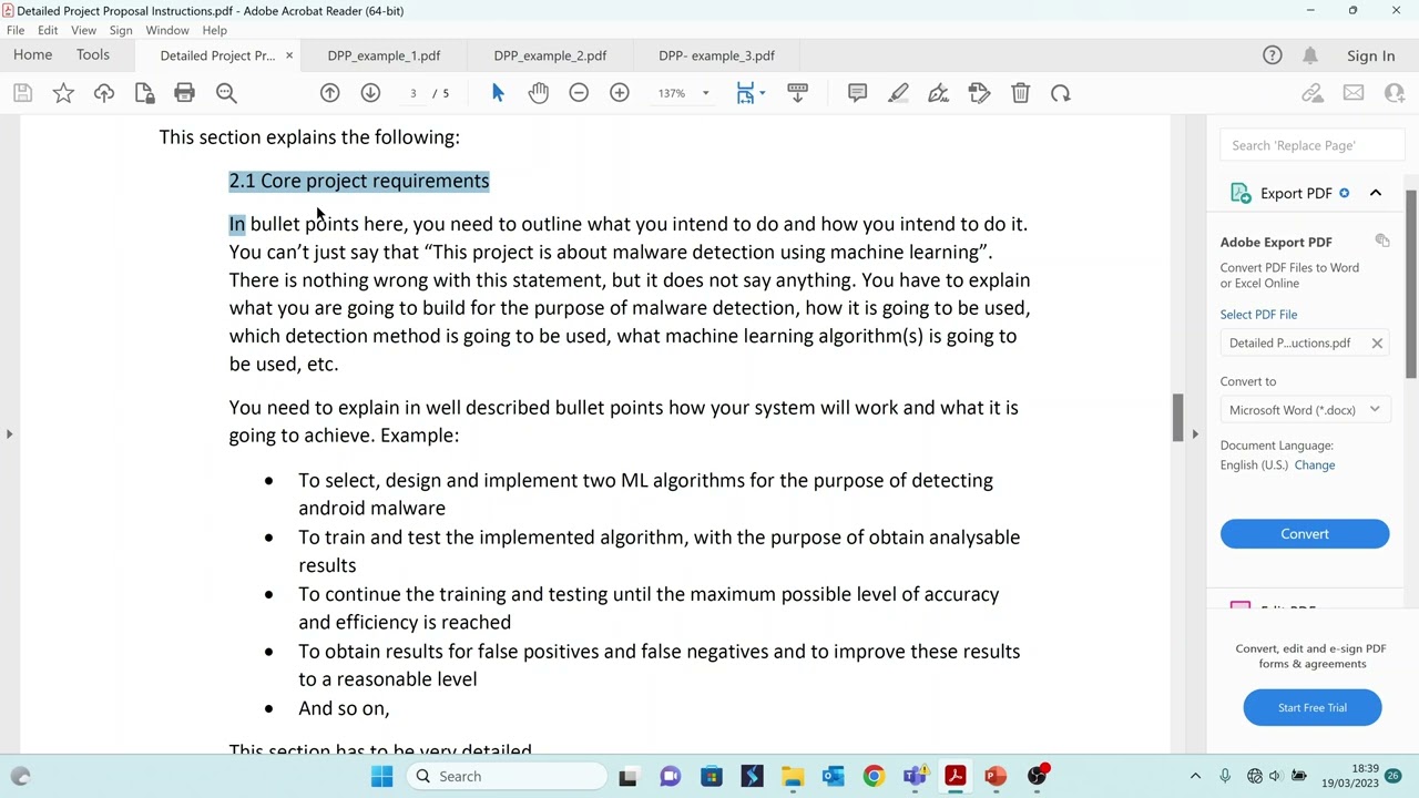Session 3 Writing the MSc CS Project Proposal