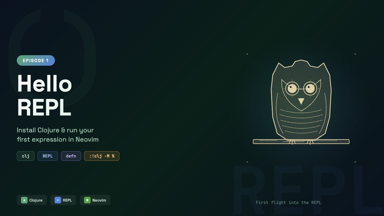 Clojure in 5 Minutes: Install, REPL & First Function | Ep 1