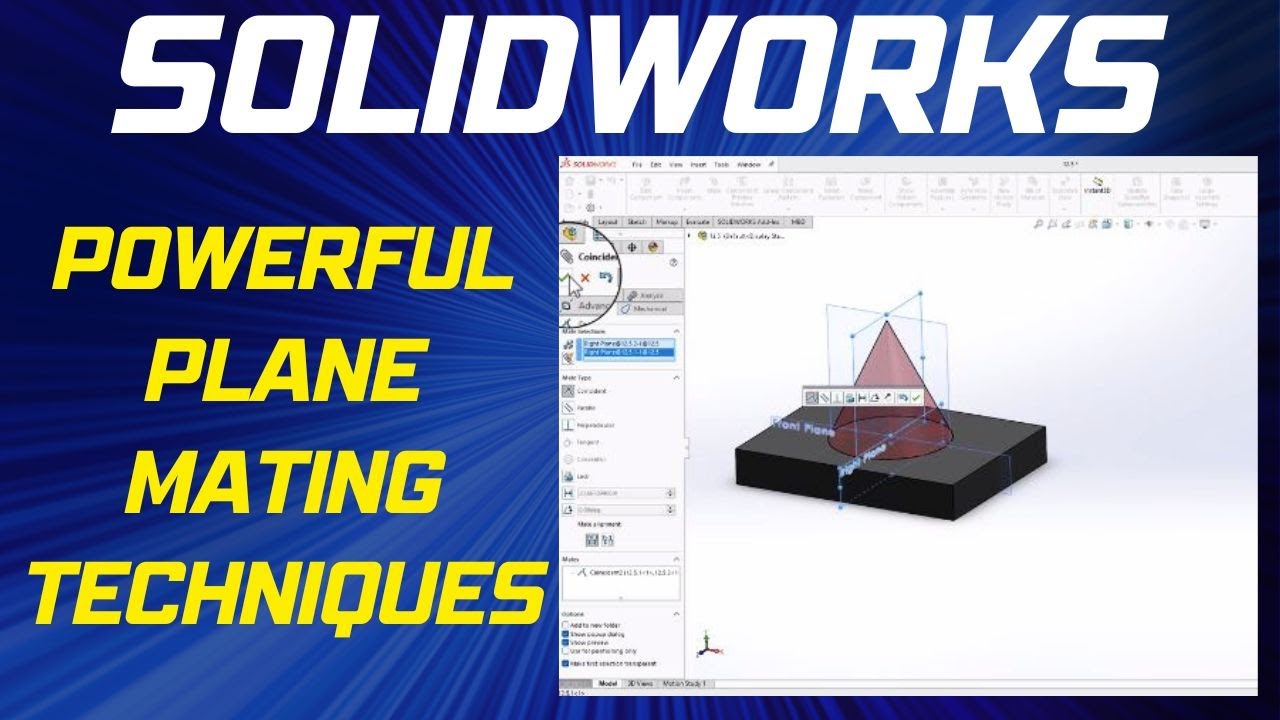 Powerful Plane Mating Techniques in SOLIDWORKS