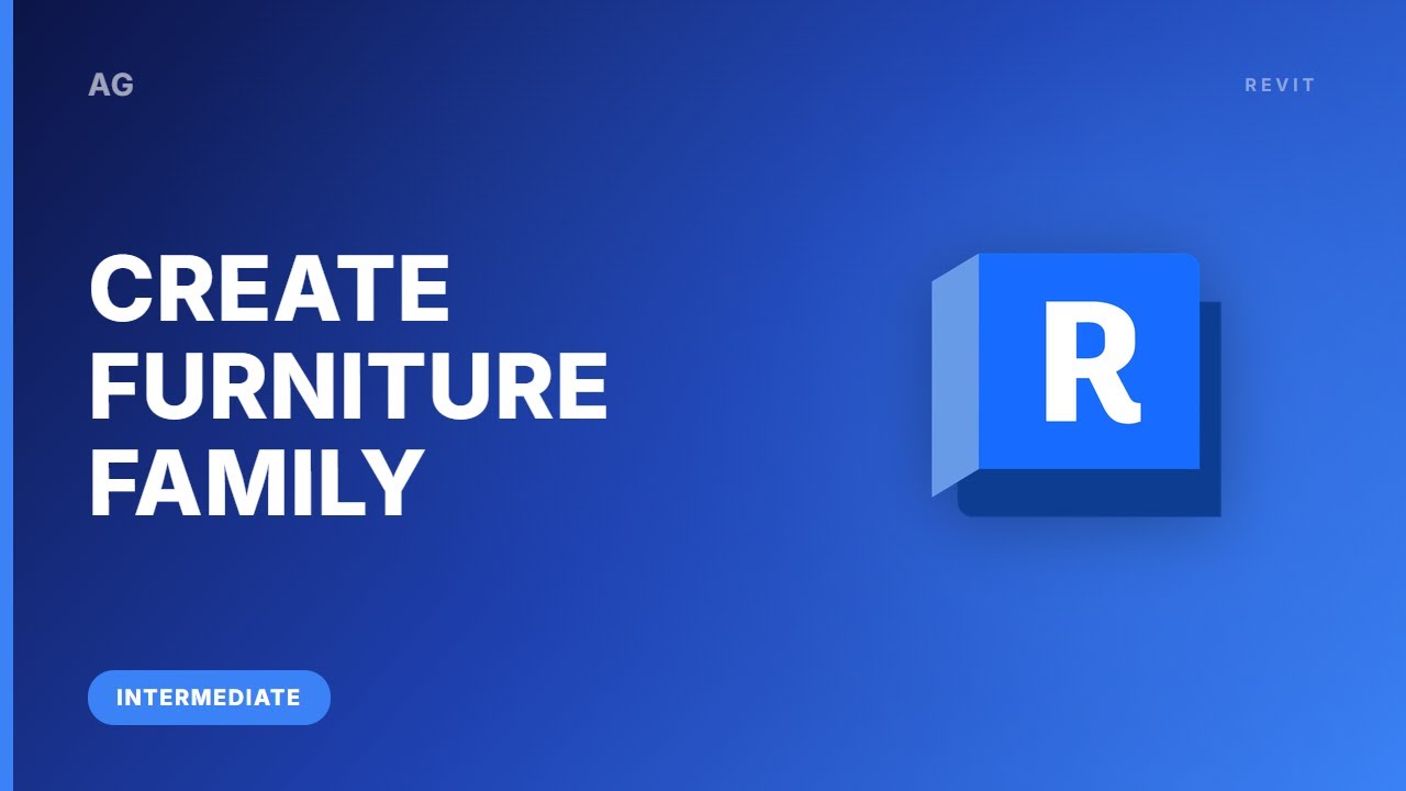How to Create a Furniture Family in Revit | Archgyan