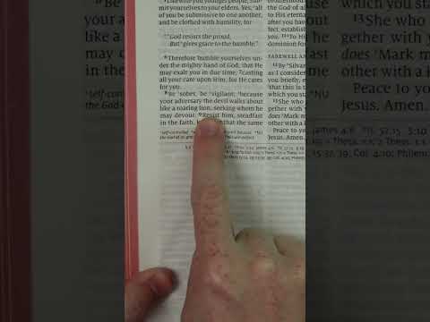 1 Peter 5:8-9 • Bible Verse of the Day
