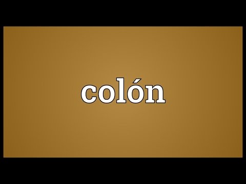 Colón Meaning