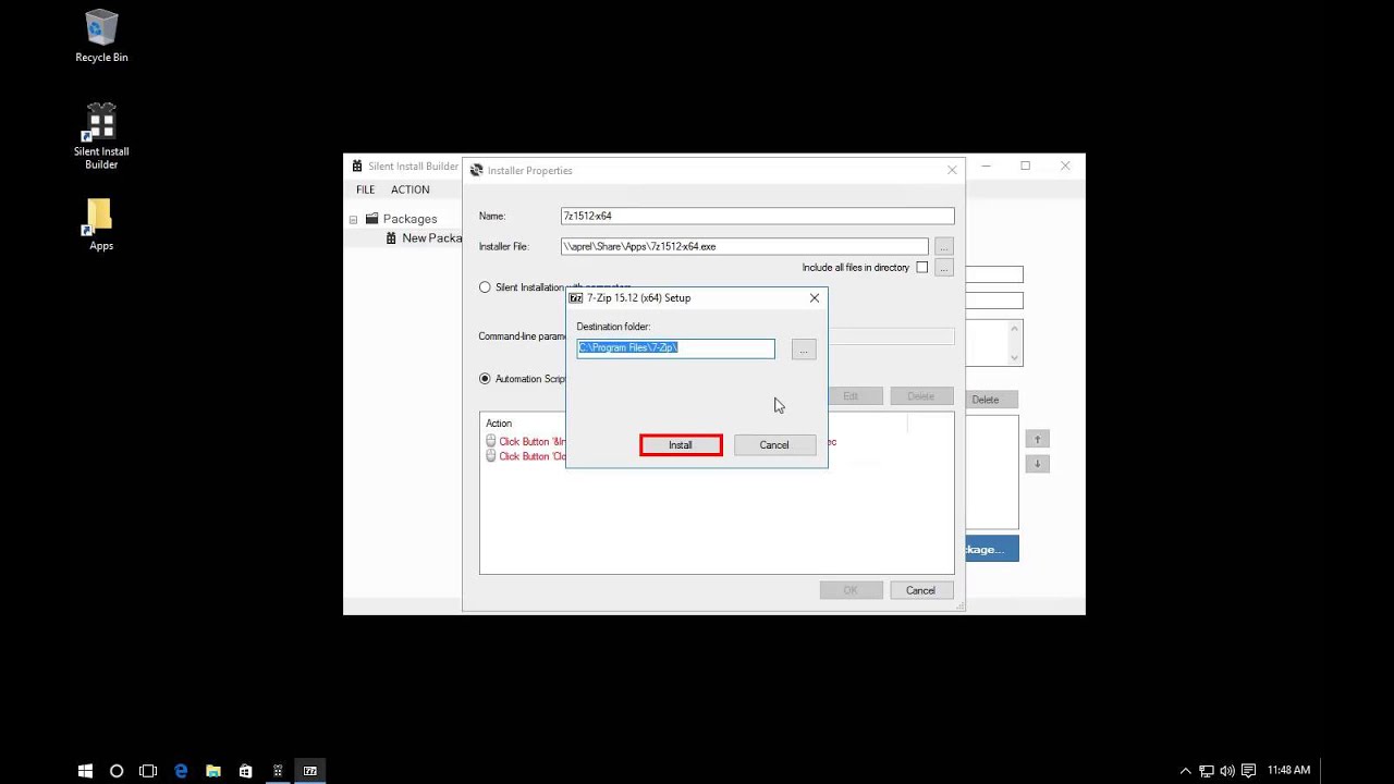 Silent Install Builder