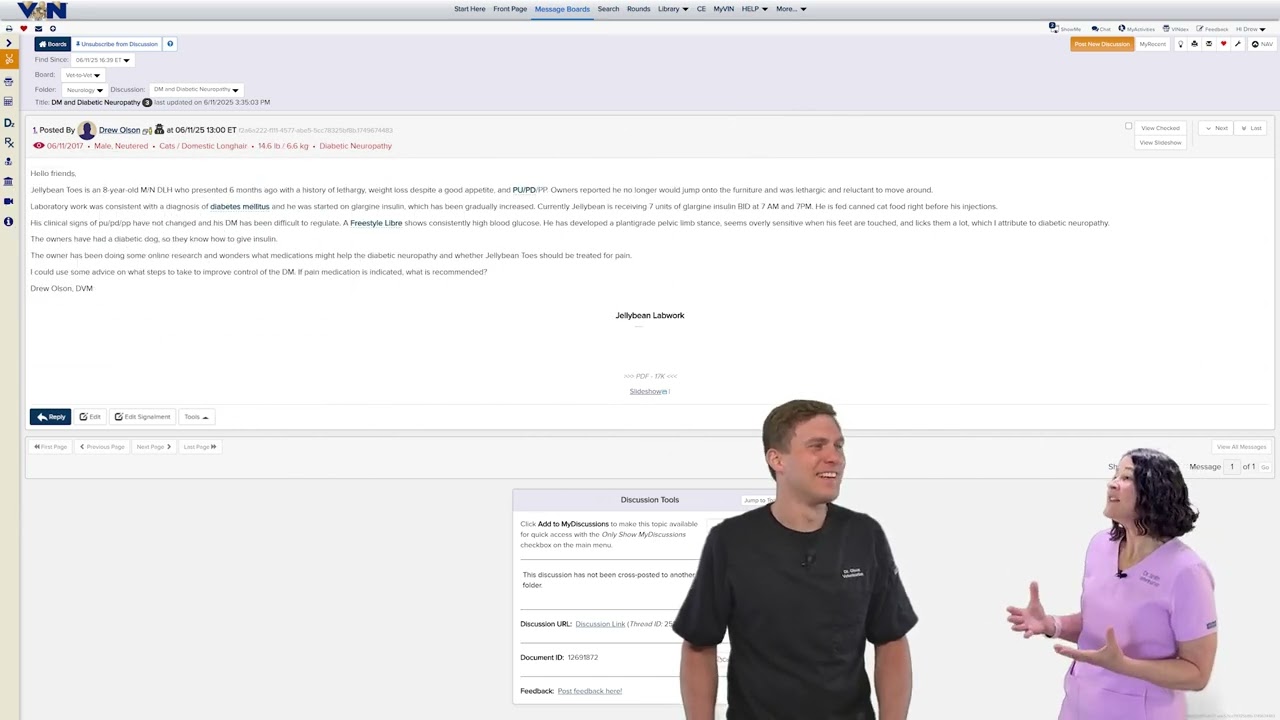 How to use Message Boards on VIN--VIN U
