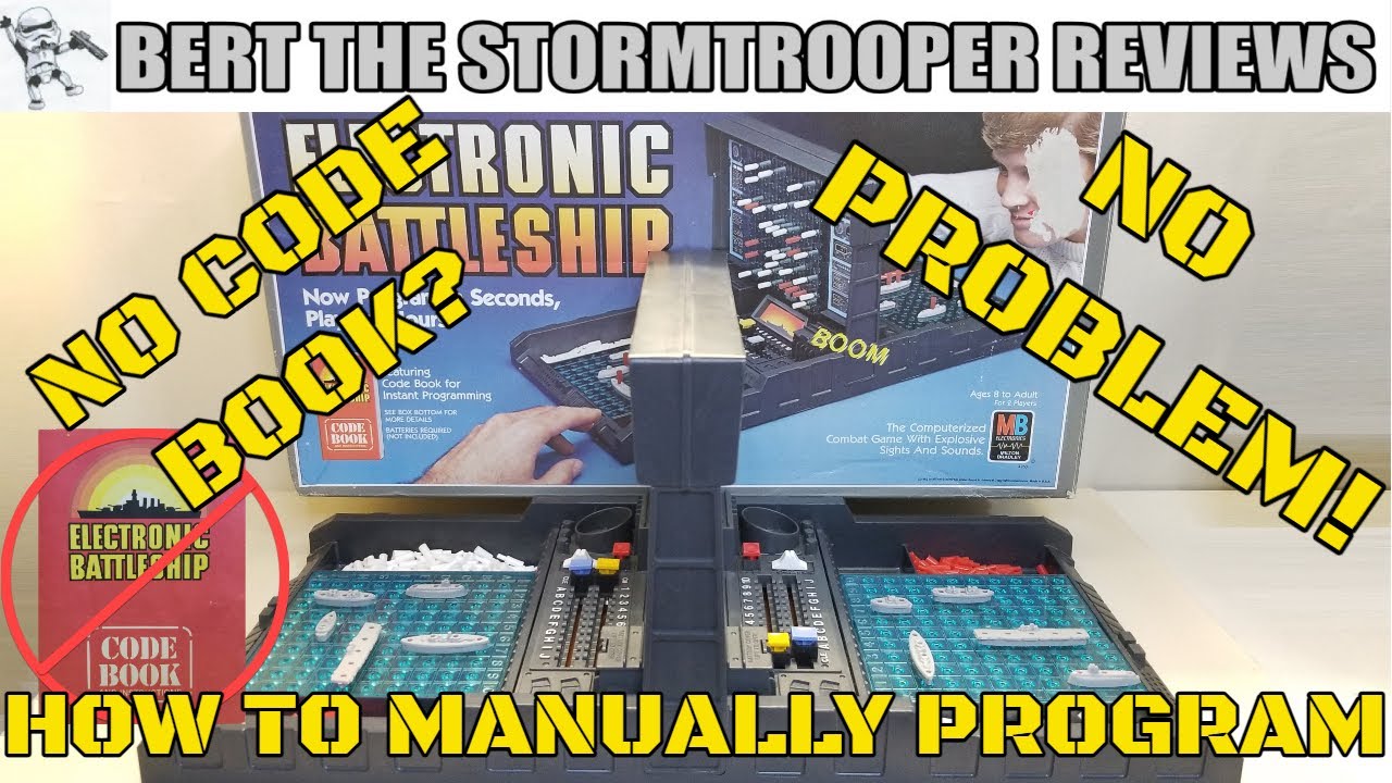 How To Program & Play Electronic BATTLESHIP Game! Bert the Stormtrooper Reviews & Instructions!