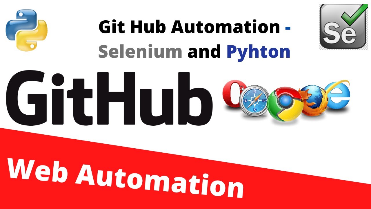 Git Hub Automation Using Selenium and Python Part 1