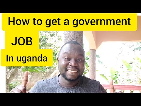 How to get a government job in uganda