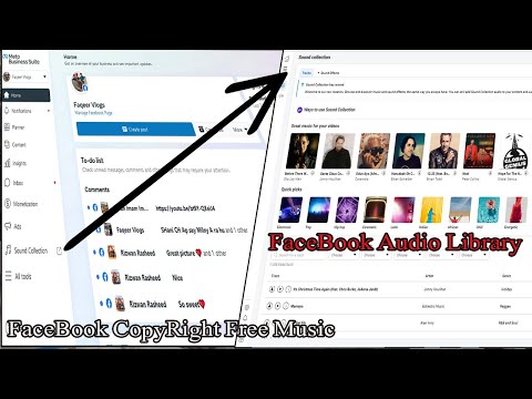 Facebook Audio Library and Use CopyRight Free Musice Complete Method For Facebook page