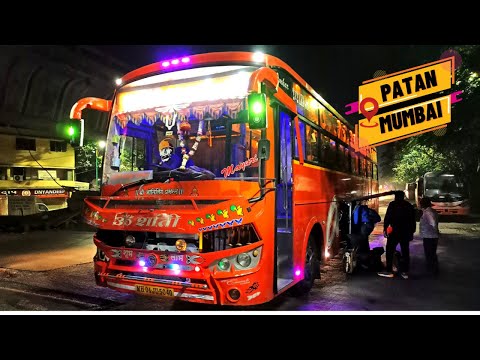 पाटण - मुंबई via उंब्रज-मल्हारपेठ | OM SHANTI TRAVELS | पूर्ण प्रवास | CABIN RIDE WITH OLD SONS 👌🎶
