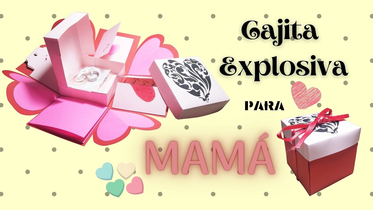 DIY | Cajita Explosiva para Mamá | Dia de la Madre | LemeraldGreen