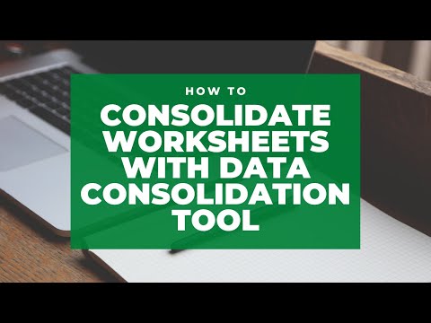 Consolidate Worksheets in Excel with Data Consolidation Tool