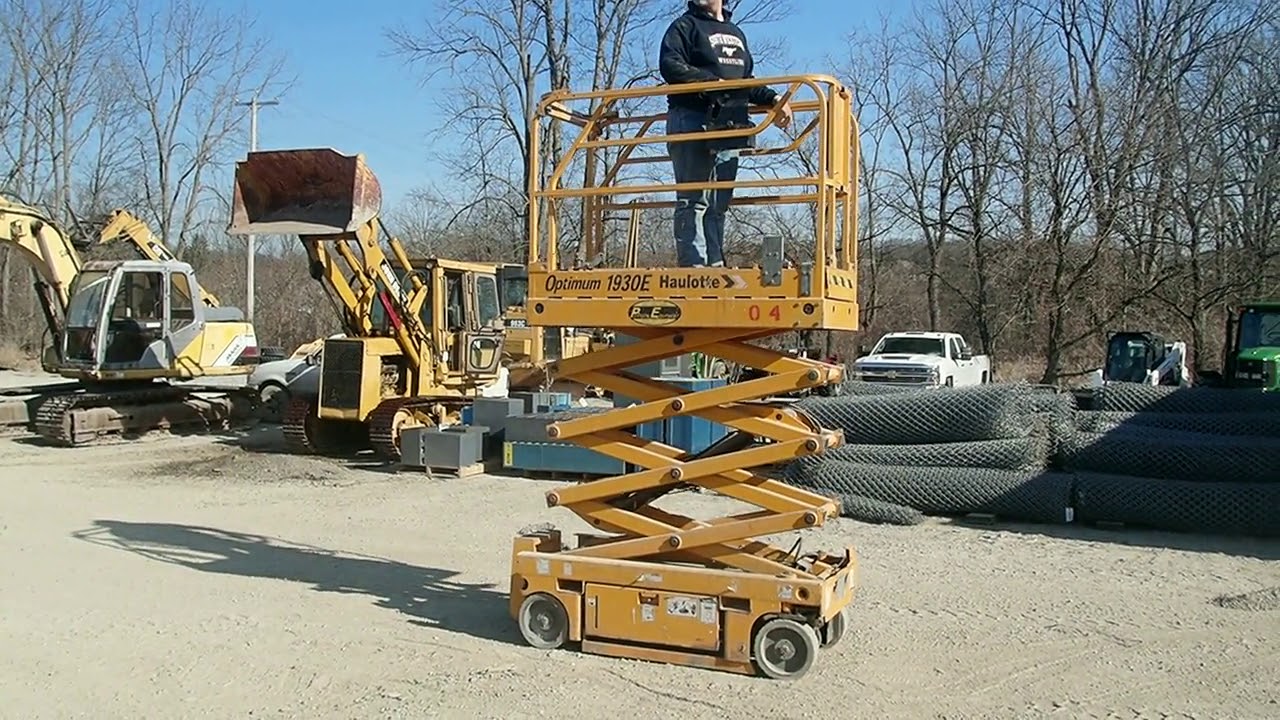 2014 HAULOTTE Optimum 1930E Electric Scissor Lift For Sale