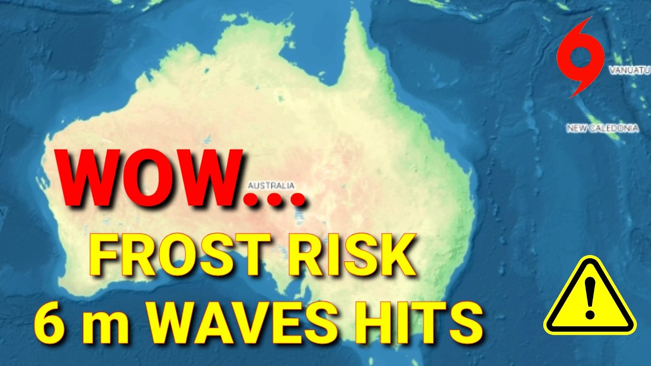 Australia Weather Alert: Frost Risk & 6m Waves Hit Today