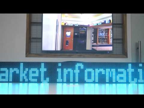 Live stock market data info on your digital led stock ticker