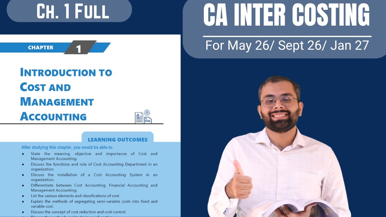 Costing Theory | Full Chapter 1 | English Subtitles