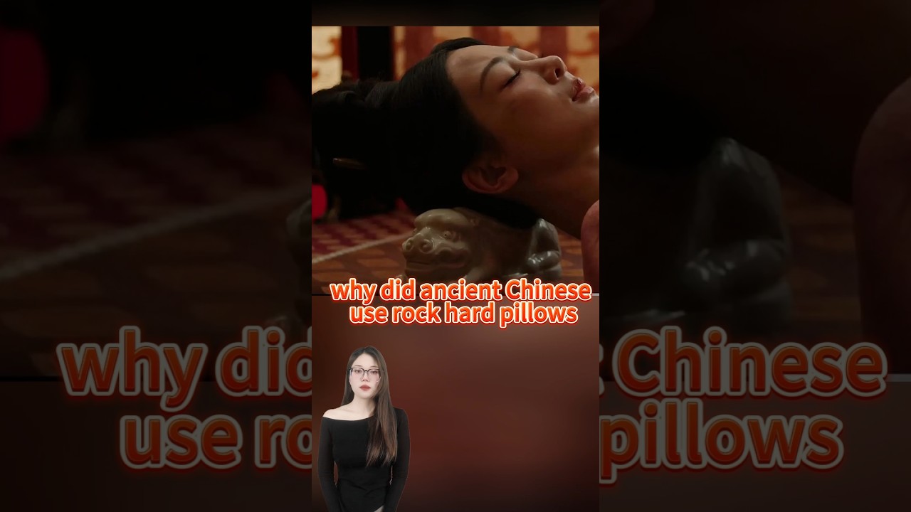 why did ancient Chinese use rock hard pillows #china #chineseculture #sleep #pillow #cdrama