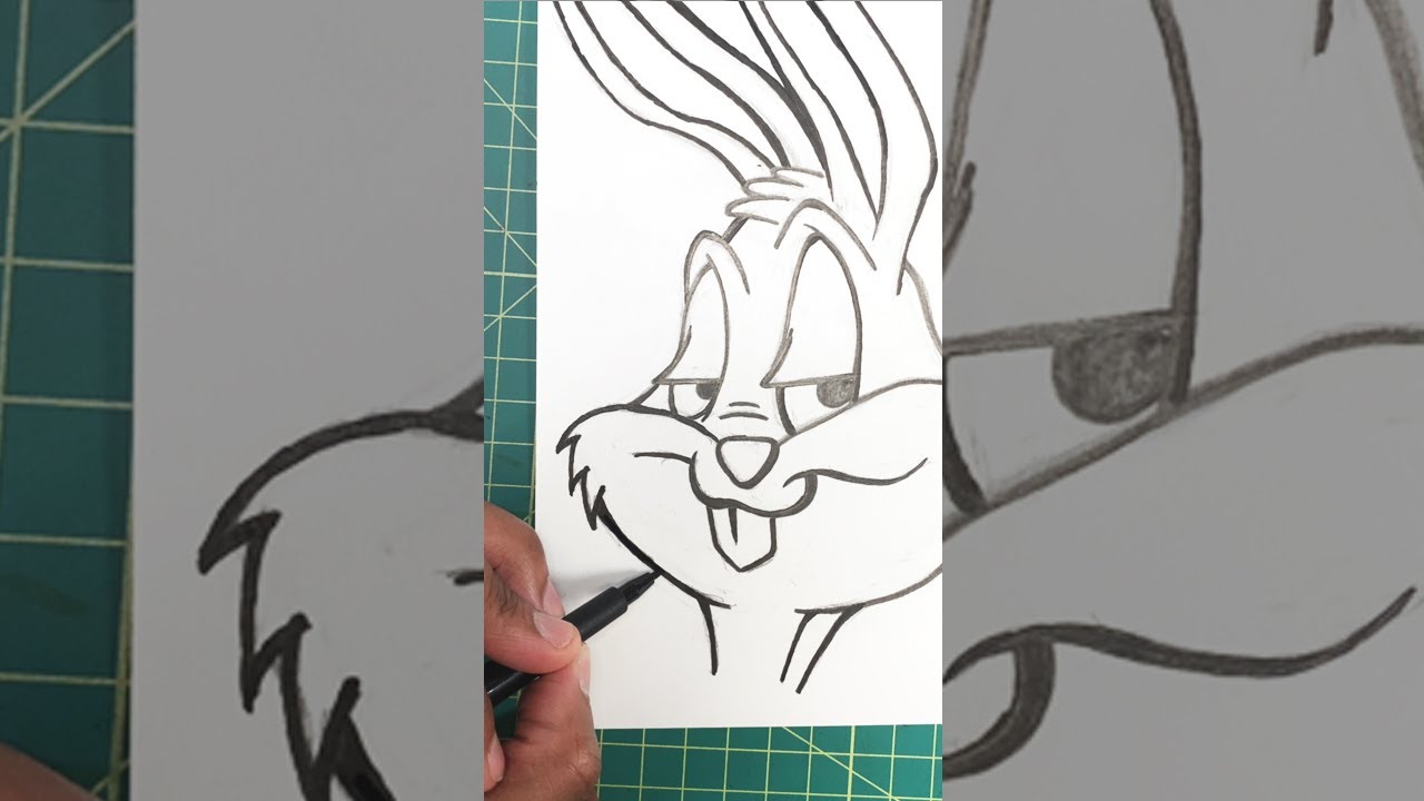 How To Draw Bugs Bunny  Multiversus | Easy! 😍🤯 #bugsbunny #art #shorts #multiverse