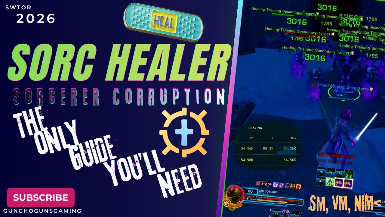 SWTOR 2026 Sorcerer Corruption Healer Guide: The Only Guide You'll Ever Need!