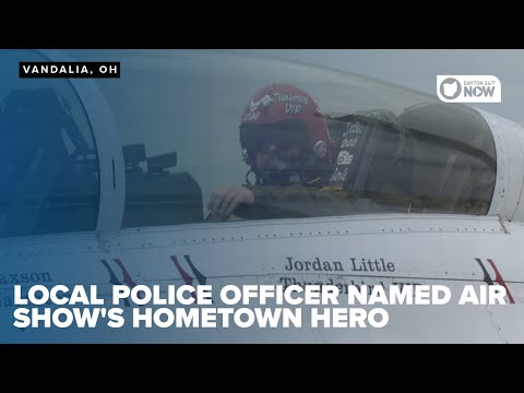 Local police officer is the CenterPoint Energy Dayton Air Show Presented by Kroger's hometown hero.