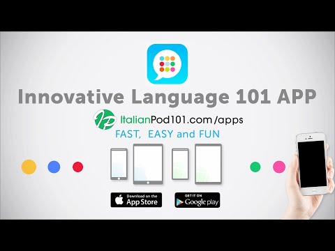 Learn Italian with our FREE Innovative Language 101 App!