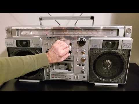 SANYO M-X920K AM/FM STEREO RADIO CASSETTE RECORDER BOOMBOX | Reverb