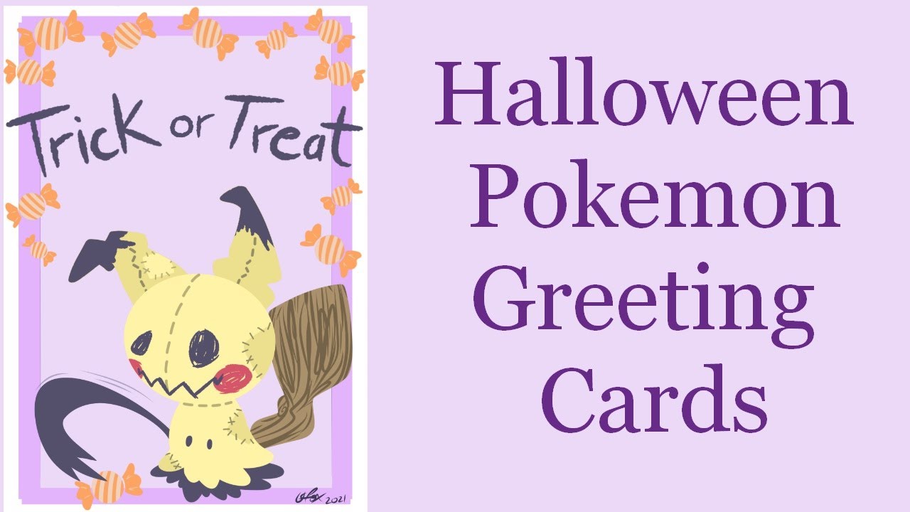 Mimikyu  Halloween Card