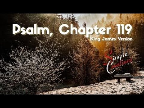 Holy Bible. Psalm 119 KJV. Narrated by Max McLean with Free No copyright Winter Screensaver.