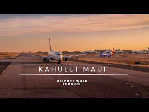 KAHULUI Airport Maui | Full Video Walk-through | Explore Hawaii's Gateway!