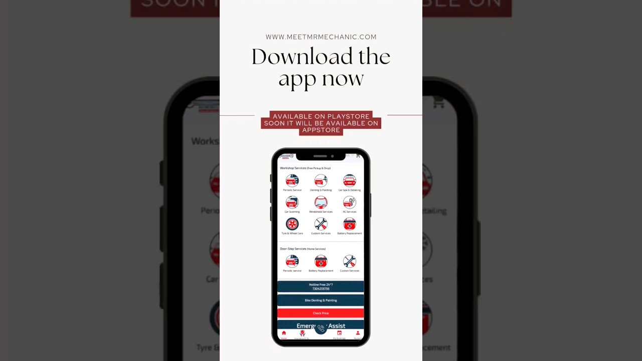 Download the meet mr mechanic app now #carservice #carmechanic #automobile #meetmrmechanic